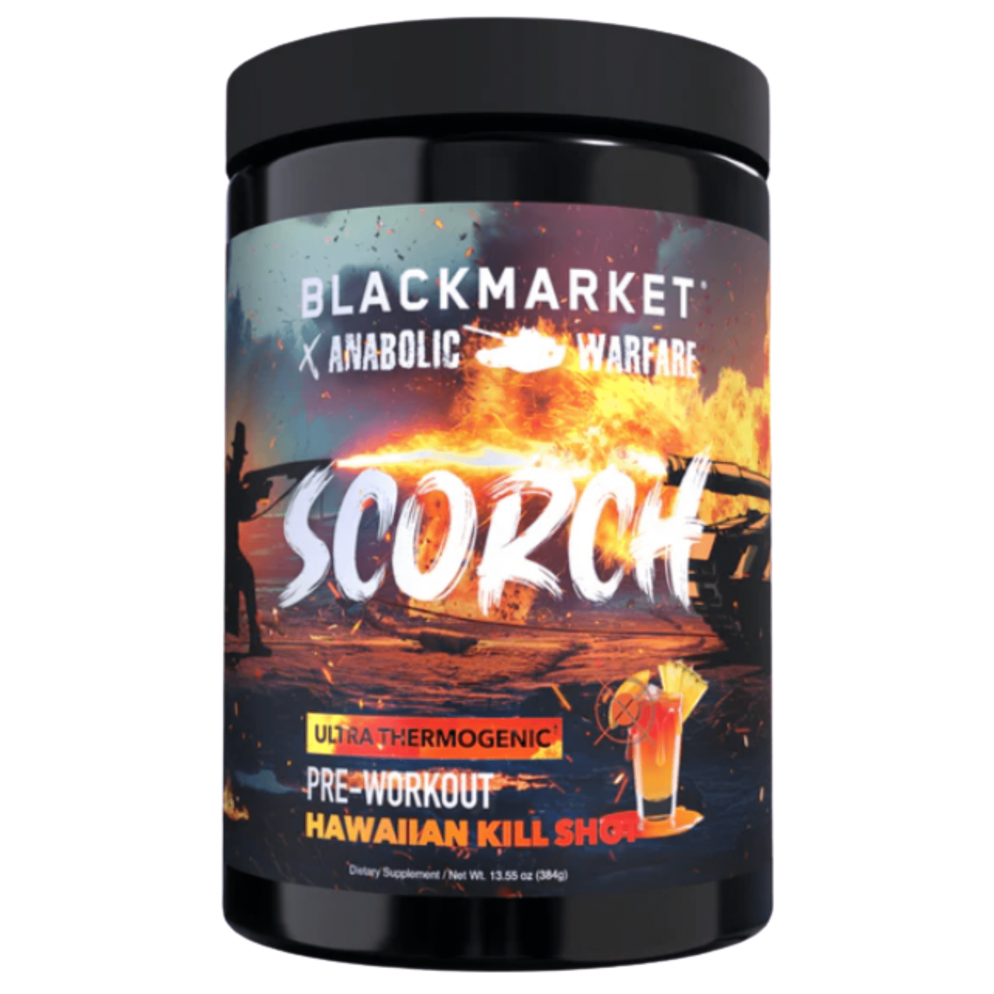 Black Market Labs Scorch – Explosive Thermogenic Pre-Workout Supplement